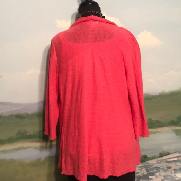 Eileen Fisher | Sweaters | Eileen Fisher Watermelon Pink Cardigan ...